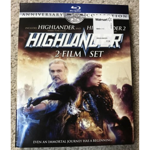 Media | Highlander 2film Set Bluraydvd 25th Anniversary Wslipcover Rare ...